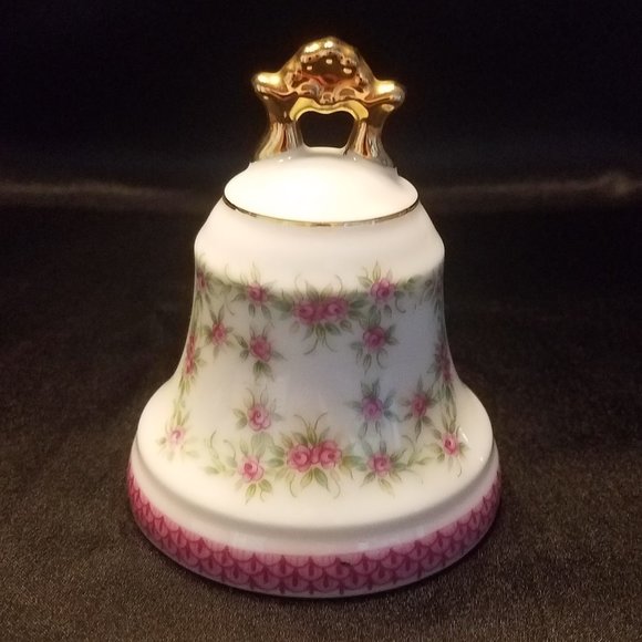 Lefton | Accents | Lefton Handpainted Floral Porcelain Bell | Poshmark